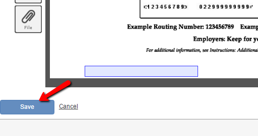 Request a Voided Check in a Direct Deposit Form (ApplicantStack)