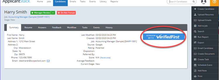 Verified First Integration