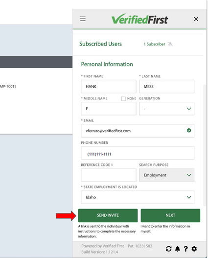 Verified First Integration