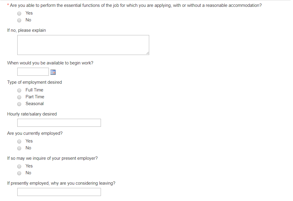 Creating a Questionnaire Layout Template