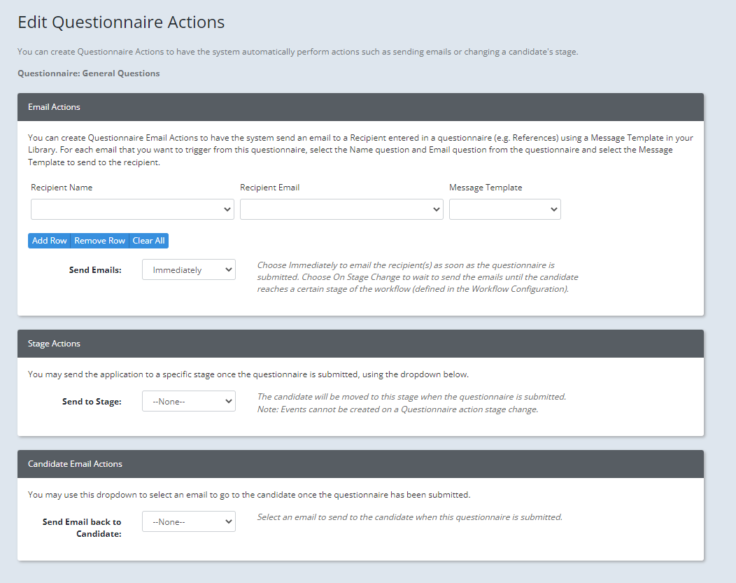 Library - Questionnaires