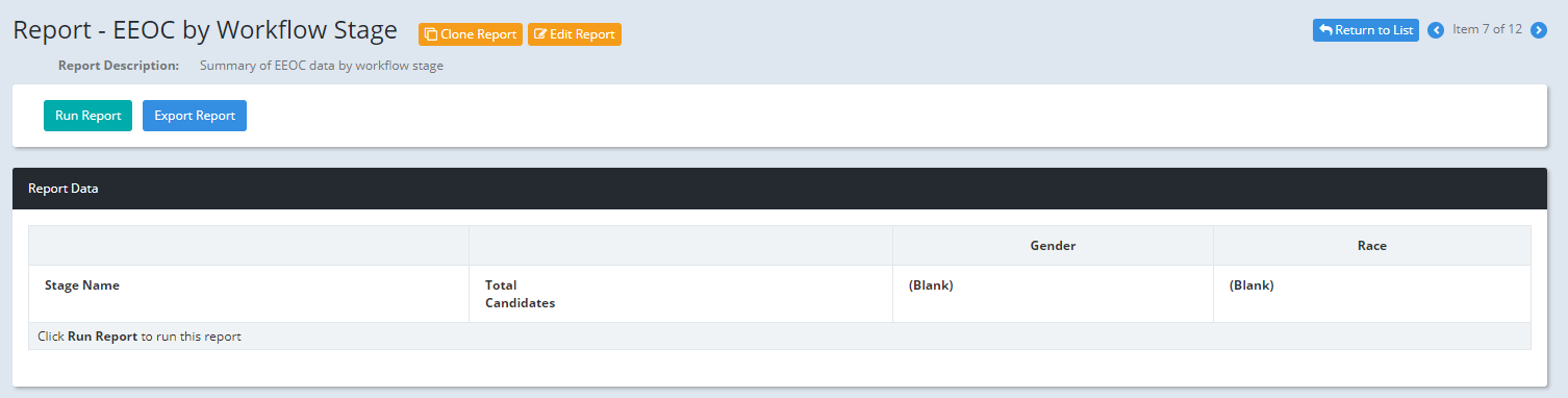 Reports Tab