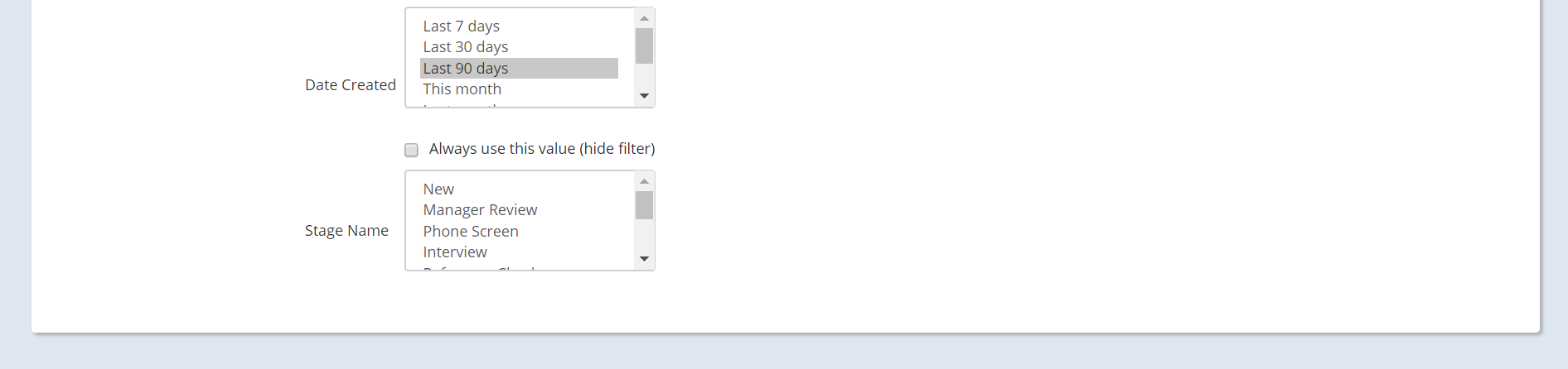 Reports Tab
